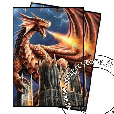 60 MAX SMALL (YGO) SLEEVE SHUFFLE TECH - DRAGON FURY